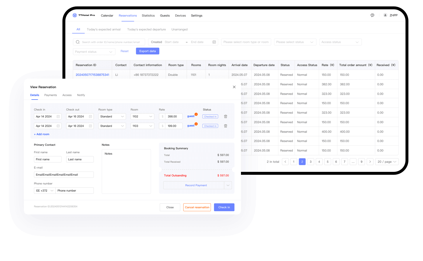 TTHotel Pro - Smart Hotel Management System